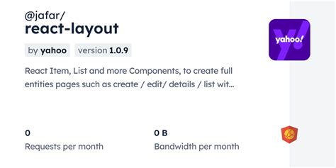 Jafarreact Layout Cdn By Jsdelivr A Cdn For Npm And Github