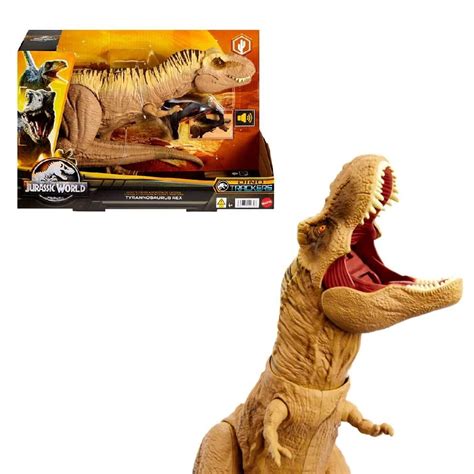 Dinosaurio De Juguete Mattel Jurassic World Trex Mordedora De Caza