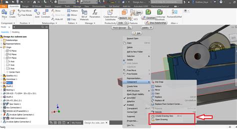 Create Drawing And Presentation For Subassembly And Part Autodesk