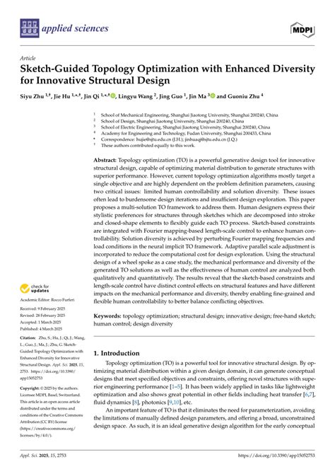 Pdf Sketch Guided Topology Optimization With Enhanced Diversity For