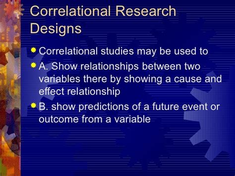Correlational Design