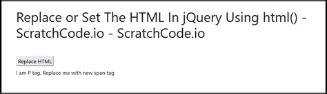 Difference Between Text And Html In Jquery Scratch Code