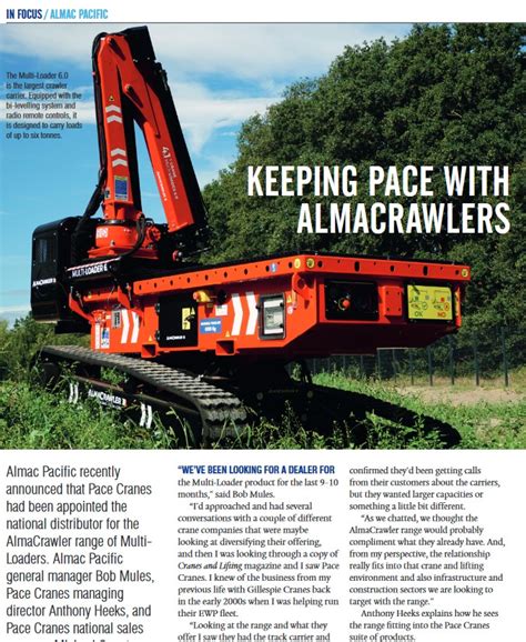 Pace Almacrawler • Pace Cranes