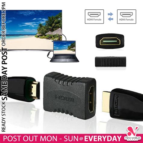 𝗗𝗨𝗔𝗟 𝗔𝗗𝗔𝗣𝗧𝗘𝗥Convenient Multi Handy Mini Fit Sized Multipurpose HDMI 1080P Cable Extension