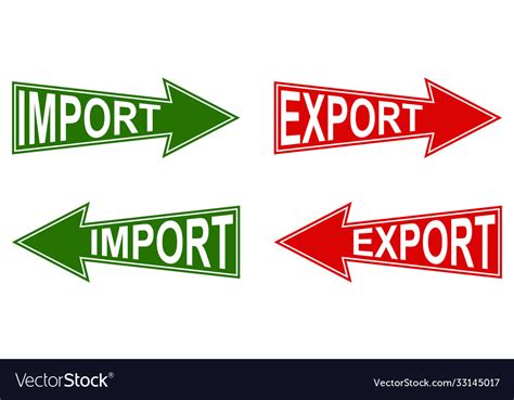 Arrow Pointer Import Export Pointers Royalty Free Vector
