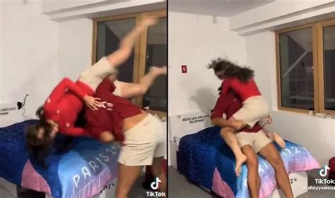 Olympic Athletes Debunk Anti Sex Bed Myth With High Impact Wrestling Moves At Paris Games