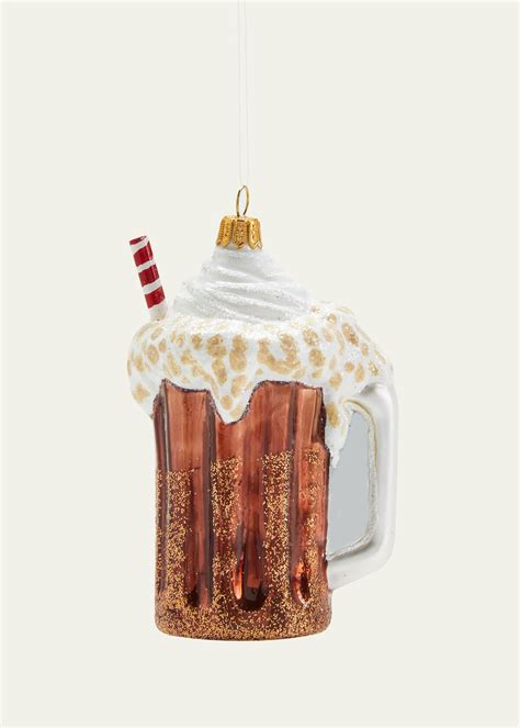 Bergdorf Goodman Root Beer Float Christmas Ornament Multi Editorialist