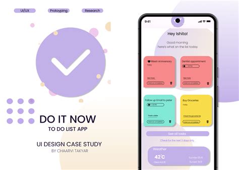 Do It Now App Ui Design To Do List App Behance