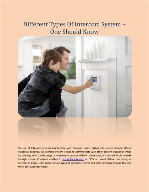 Different Types Of Intercom System One Should Know By Ratnesh Kumar Issuu