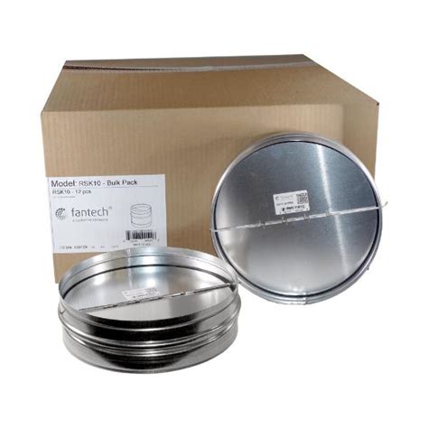 Fantech 499129 백드래프트 댐퍼 10인치 덕트 크기 12팩 한국