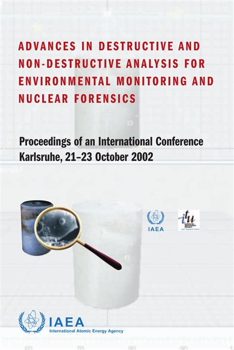 Pdf Advances In Destructive And Non Destructive Analysis For Environmental Monitoring And