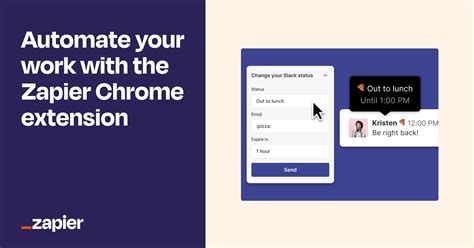automate your work with the zapier chrome extension
