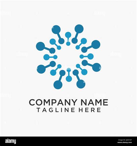 Circular Tech Logo Design Stock Vector Image And Art Alamy