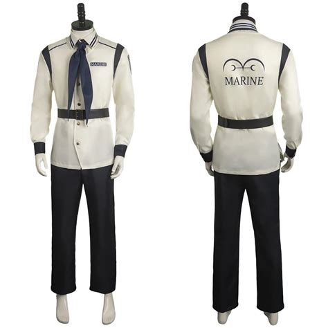 One Piece Live Action Coby Koby Marine Uniform Outfit Costume Cosplay