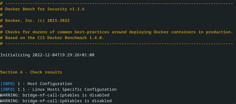 Hardening Your Docker Installation