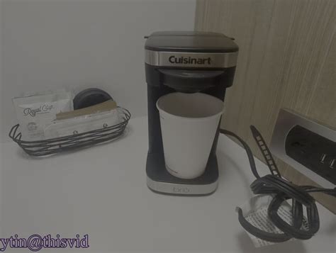 Hotel Coffee Machine Piss And Pour In Hall