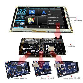 Serial SPI Arduino TFT LCD Touch Shield RA For Mega Due Uno
