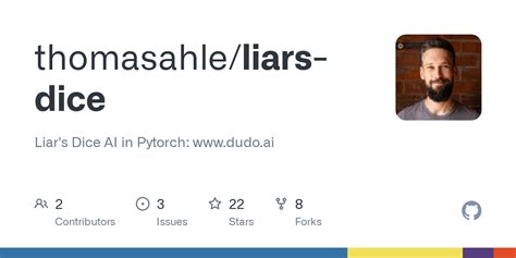 GitHub Thomasahle Liars Dice Liar S Dice AI In Pytorch Dudo Ai
