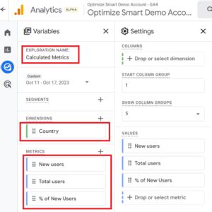 Google Analytics Calculated Metrics With Examples Optimize Smart