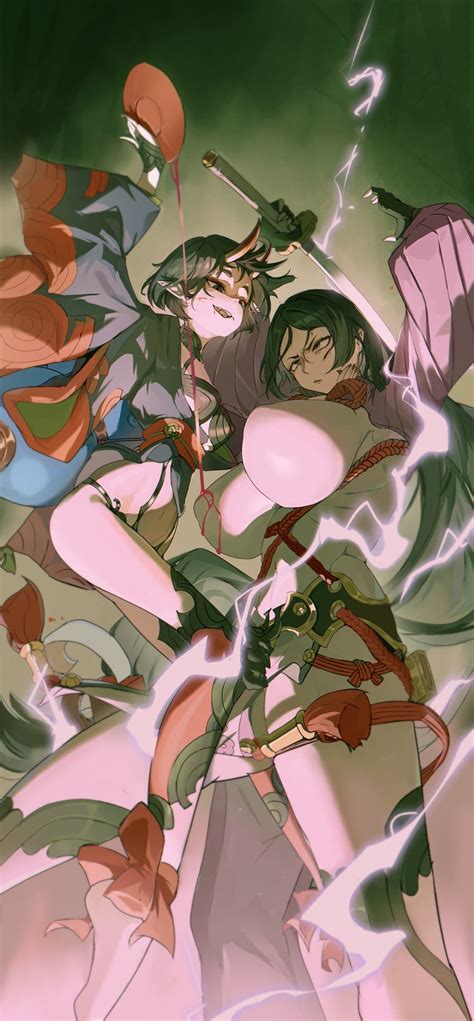 Shuten Douji And Minamoto No Raikou Fate And 1 More Drawn By