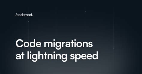 Codemod Code Migrations At Lightning Speed