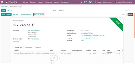 How To Cancel Invoice In Odoo 13