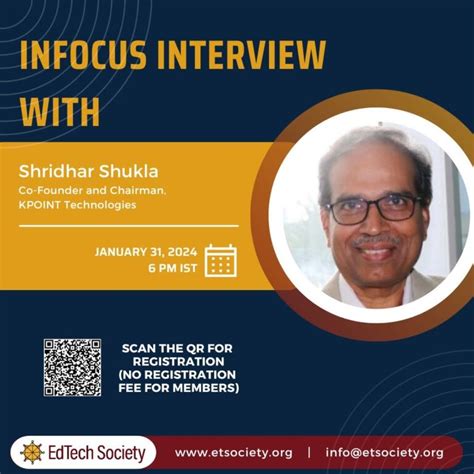 Infocus Interview 1 Infocus Interview With Shridhar Shukla” Co Founder And Chairman Kpoint
