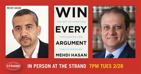 Feb 28 Mehdi Hasan Preet Bharara Win Every Argument New York City NY Patch