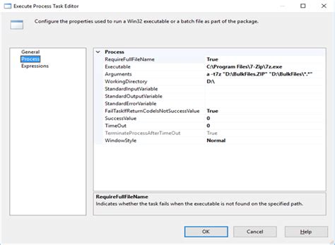 Ssis Zip And Unzip Files Using 7 Zip