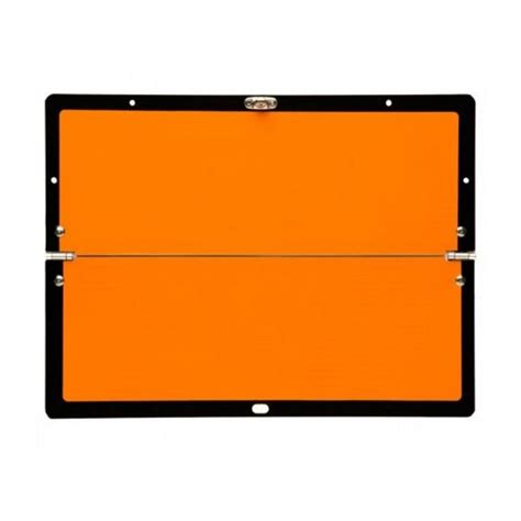 Horizontally Hinged Folding Orange Adr Plate 300 X 400mm Hazchem