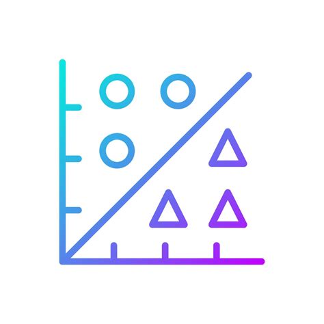 Analytics Of Data Mining Process Gradient Linear Vector Icon Development Graph Virtual
