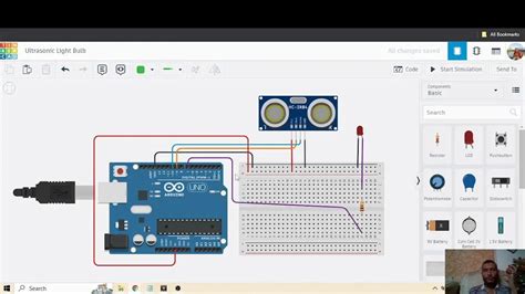 Crazy Ultrasonic Arduino Powerful Motion Sensor Tinkercad Aeroarduino