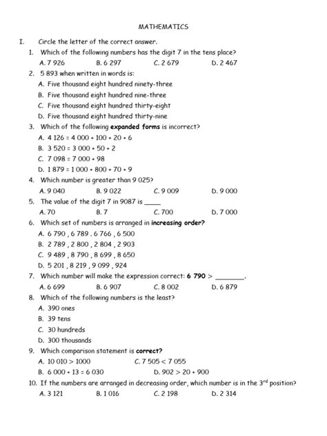 Mathematics Reviewer 1st Trim Pdf Mathematics