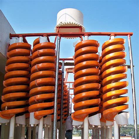 Mineral Processing Gravity Separator Silica Sand Mineral Chrome