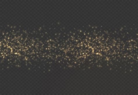 금 먼지 입자 Bokeh 크리스마스 황금 조명 효과 스파클 노란색 불꽃 스타 흐림 벡터 프리미엄 벡터