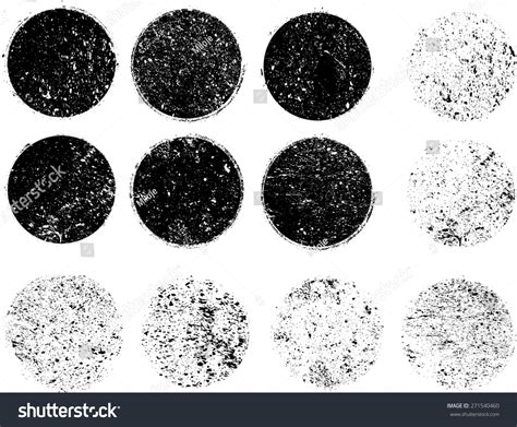 그루지 고무 텍스처 도장 세트벡터 그림 스톡 벡터로열티 프리 271540460
