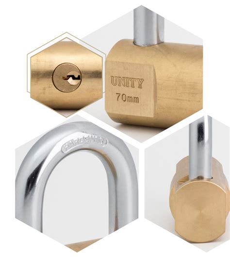 Hammer Lock Heavy Duty Solid Brass Padlock Double Locking Hammer Padlock And Brass Padlock