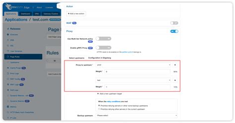 反向代理到上游 Openresty Inc 产品文档