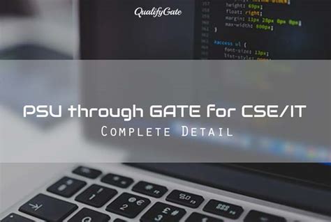 Psu Recruitment Through Gate 2019 For Cse It Complete List