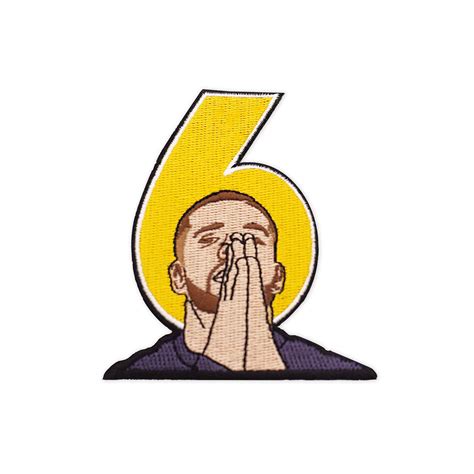 Drake 6 Iron On Patch · Swapwear®