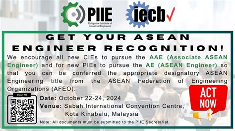 Get Your Asean Engineer Recognition Piie
