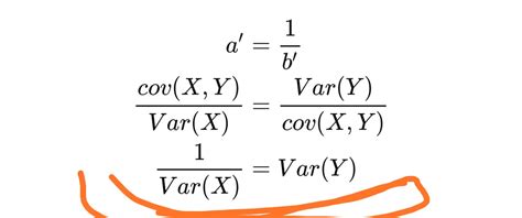 regression relationship of x regress y and y regress x on the slope