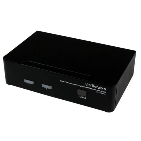 2 Port Professional Usb Displayport Kvm Switch With Audio Taa At Best