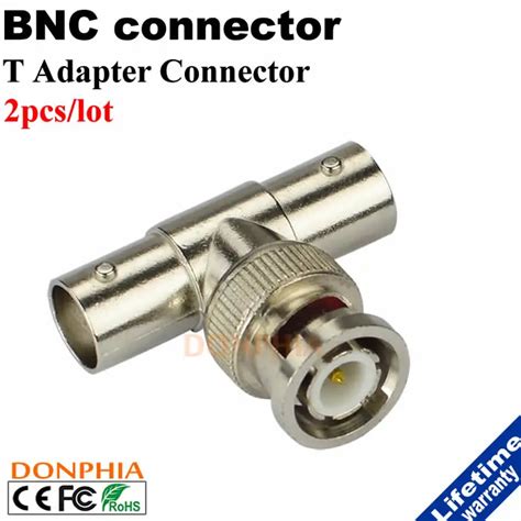 Camera Accessories BNC Connector Type T 3 Head BNC Male To BNC Double Female Splitter T Adapter