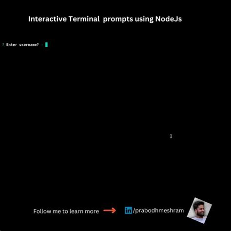 Prabodh Meshram⚡ On Linkedin Javascript Nodejs Backend Terminal Cli Programming Coding
