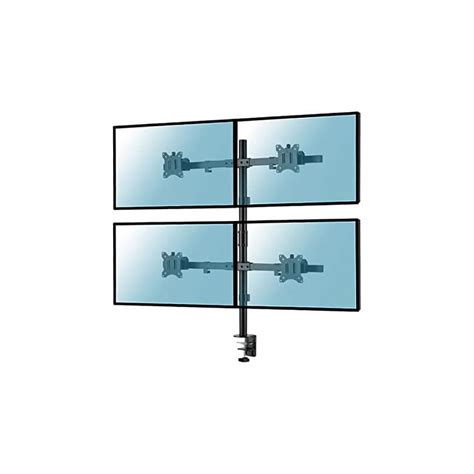 Kimex Support De Bureau A Pincer Pour 4 Ecrans Moniteurs Tv 17 32
