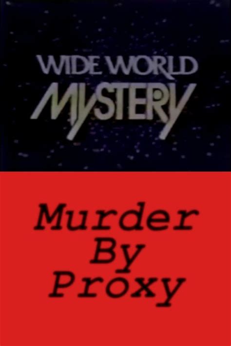 Murder By Proxy 1974 Filmflowtv