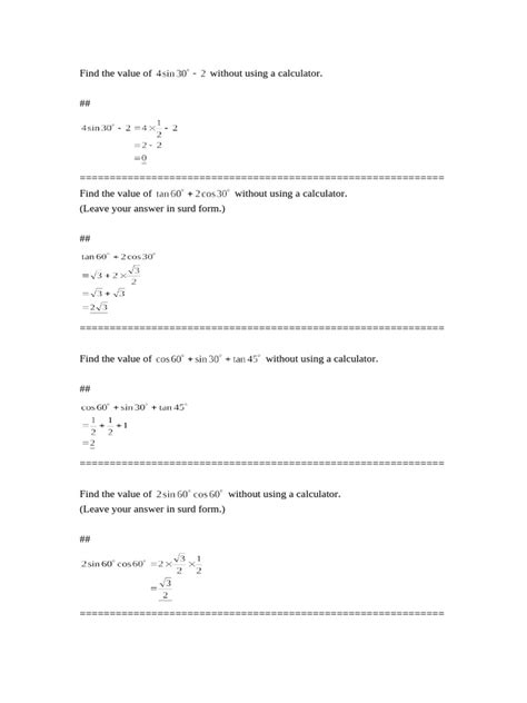 Ch8 Trigonometric Relations Set 3 Pdf Euclidean Geometry Geometry