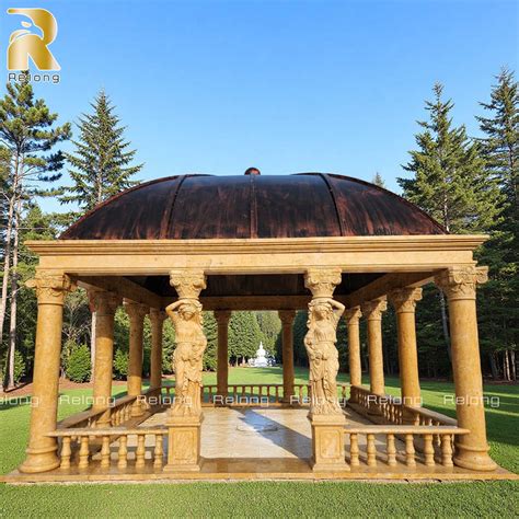 Advantages Of Natural Marble Stone Gazebos Relong Art Sculpture