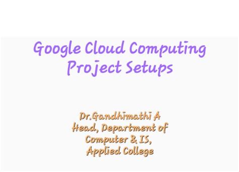 cloud computing project setups pdf